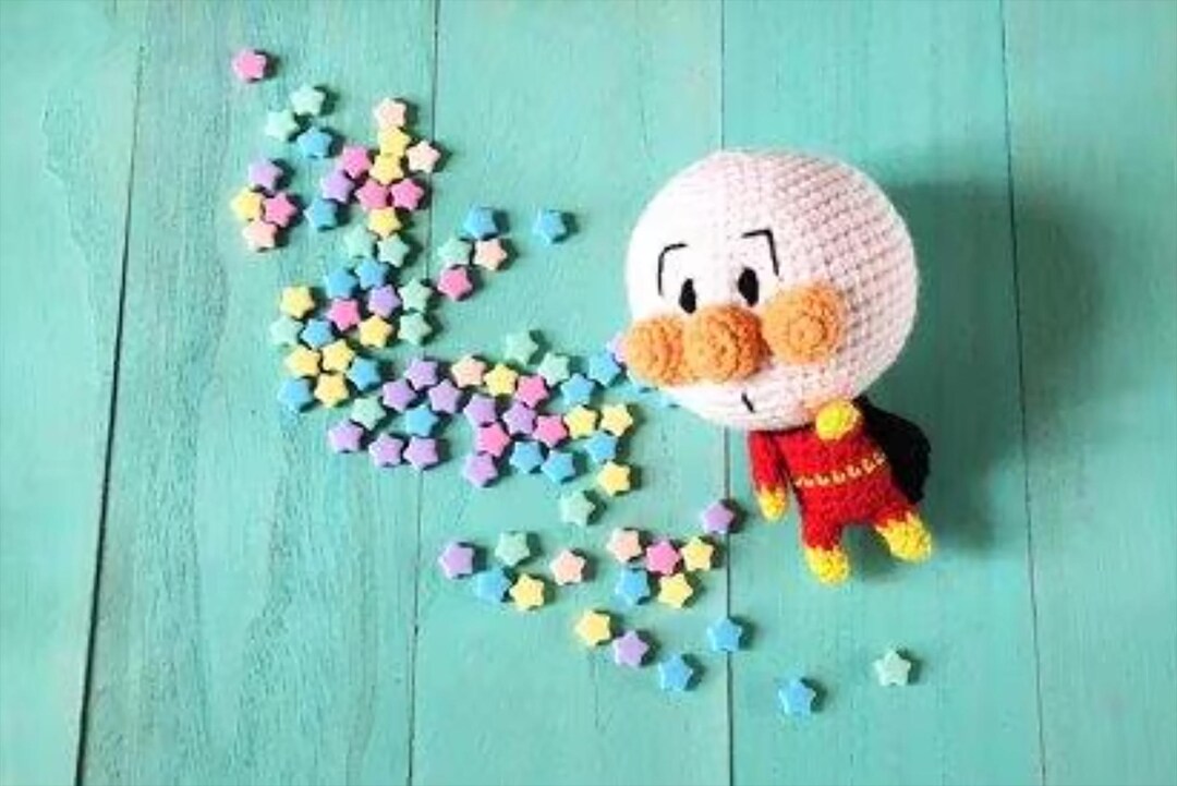 Anpanman Amigurumi Pattern - Cute Anpanman Amigurumi - Instant Download ...