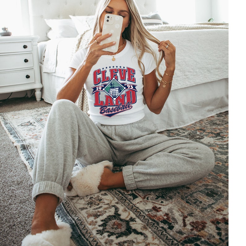 Cleveland Baseball Crop Top, Cleveland Baseball, Baseball Crop Top ...