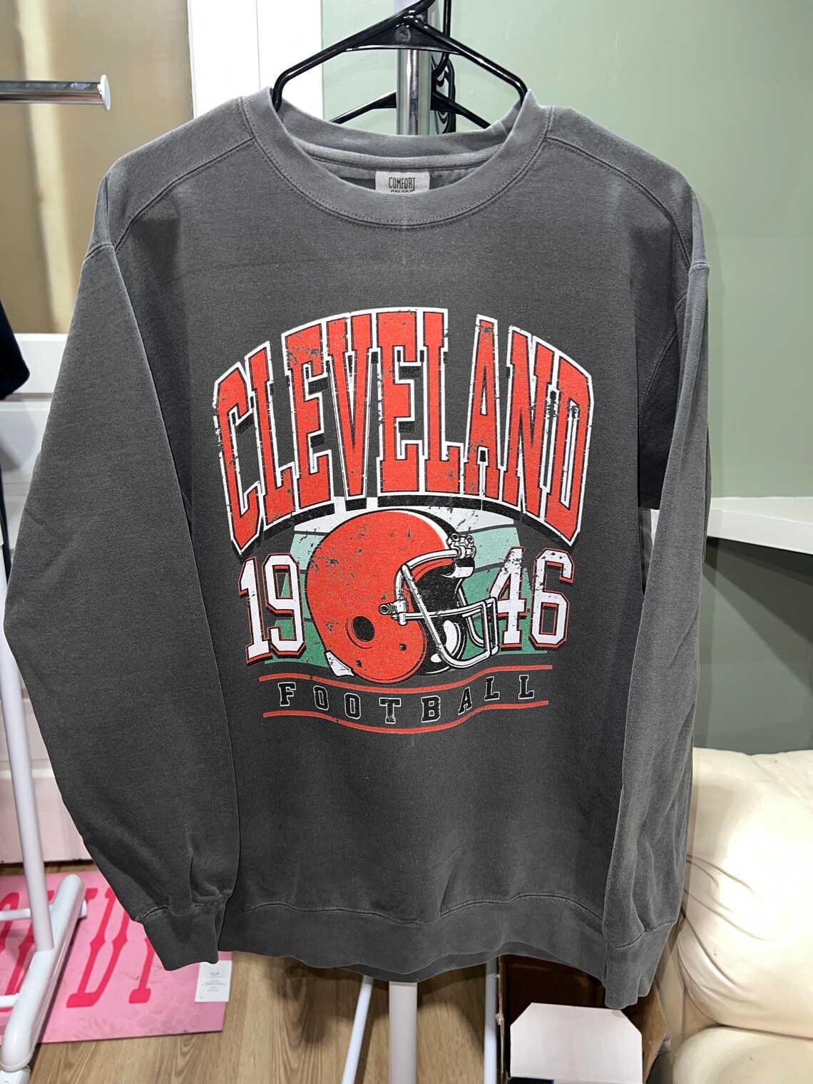Vintage Inspired Cleveland Comfort Colors Sweatshirt, Cleveland Apparel ...