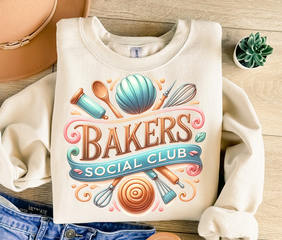 Bakers Social Club Png, Bakers Png, Bakers Sublimation, Baking ...