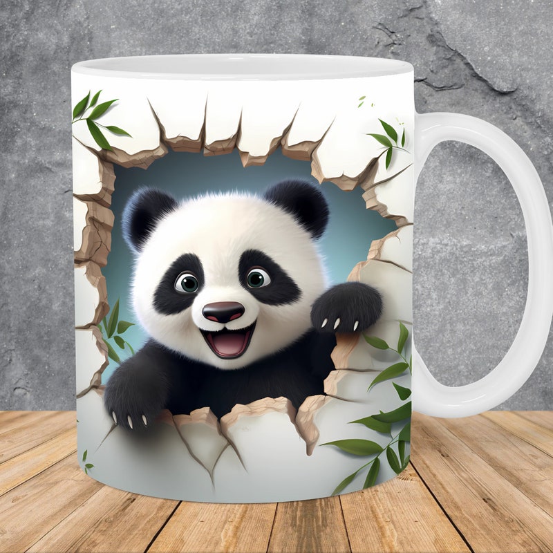 Panda Mug - Etsy