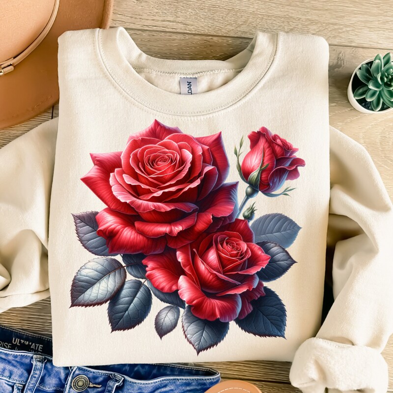 Red Rose Decor - Etsy