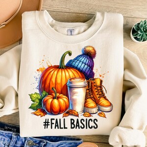 Fall Basics Png, Fall Png, Autumn Png, Autumn Basics Png, Watercolor ...