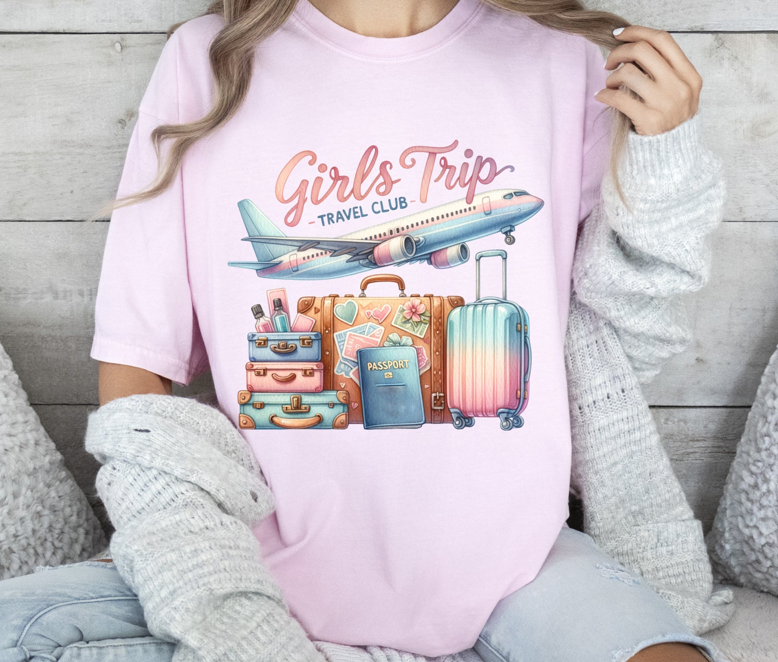 Girls Trip Travel Club Png, Girls Trip Png, Travel Club Png, Retro Png ...