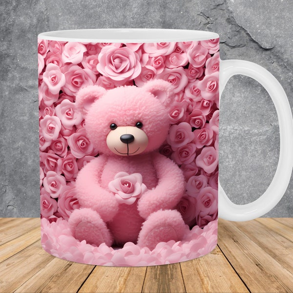 Teddy Bear Mugs - Etsy