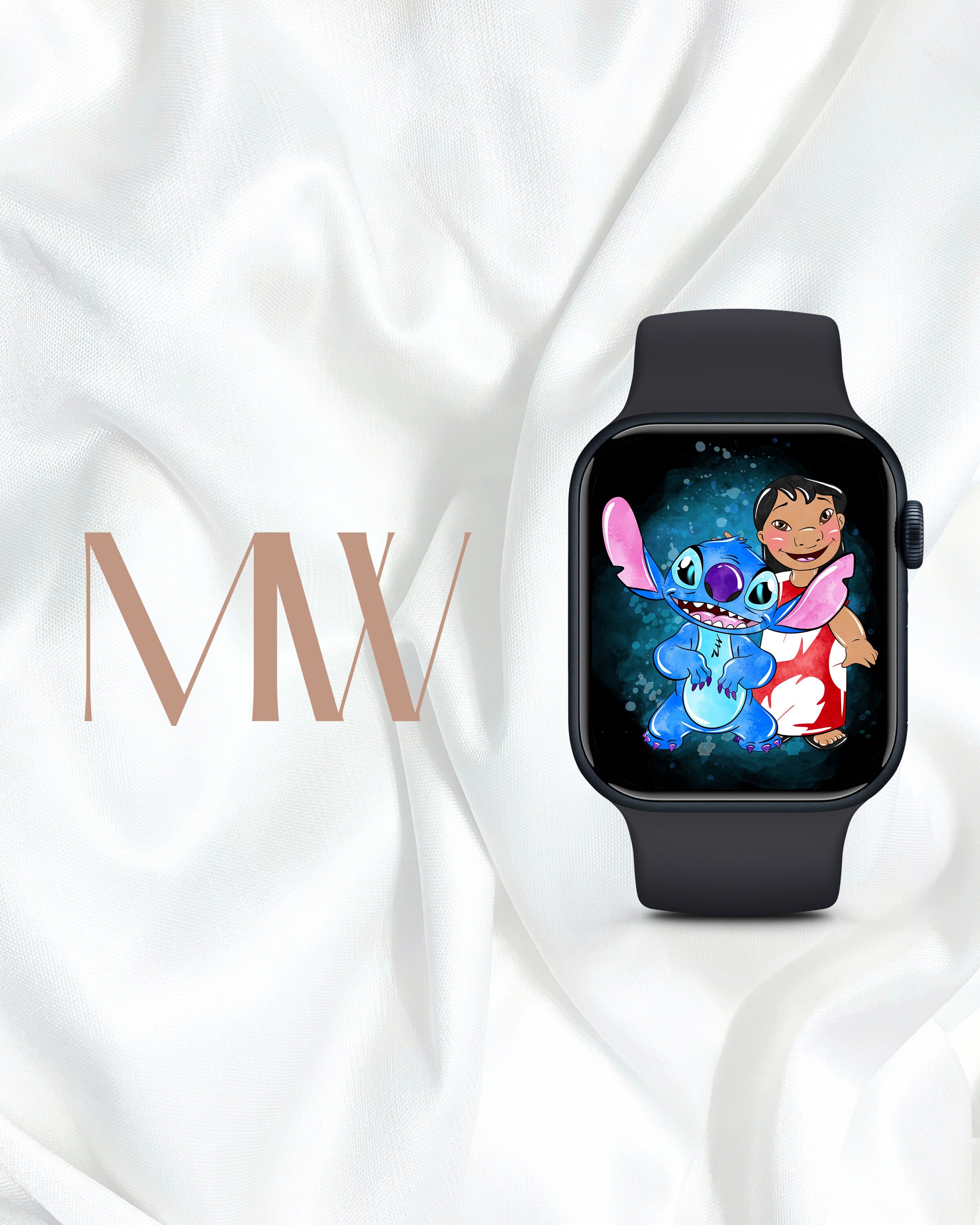 Lilo & Stitch Apple Watch Wallpaper / Lilo and Stitch Smart Watch ...