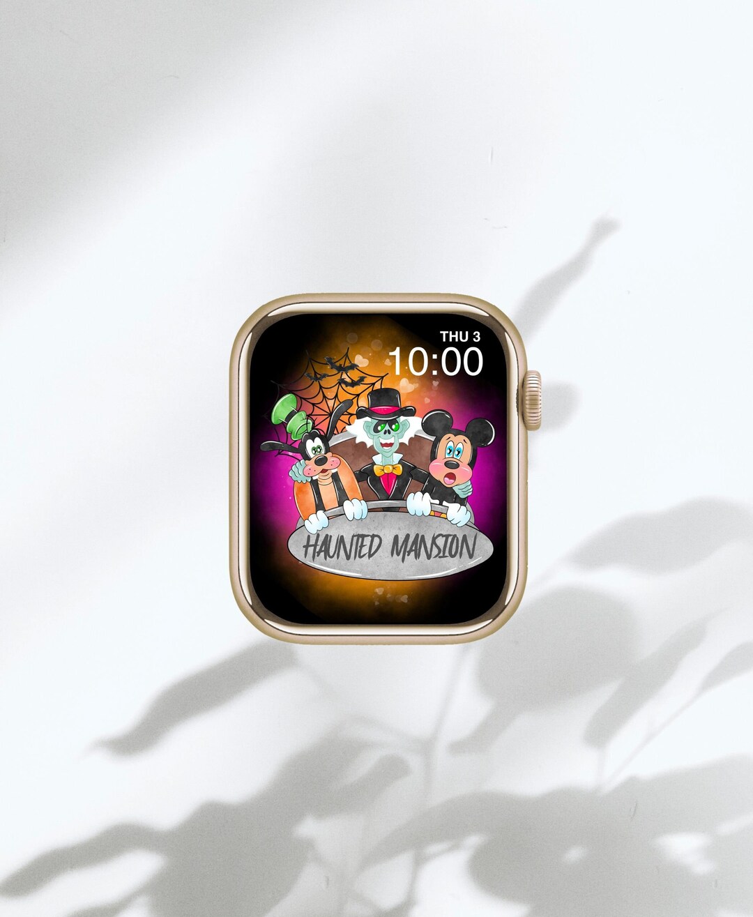 Haunted Mansion Apple Watch Wallpaper / Haunted Mansion Mickey Goofy ...
