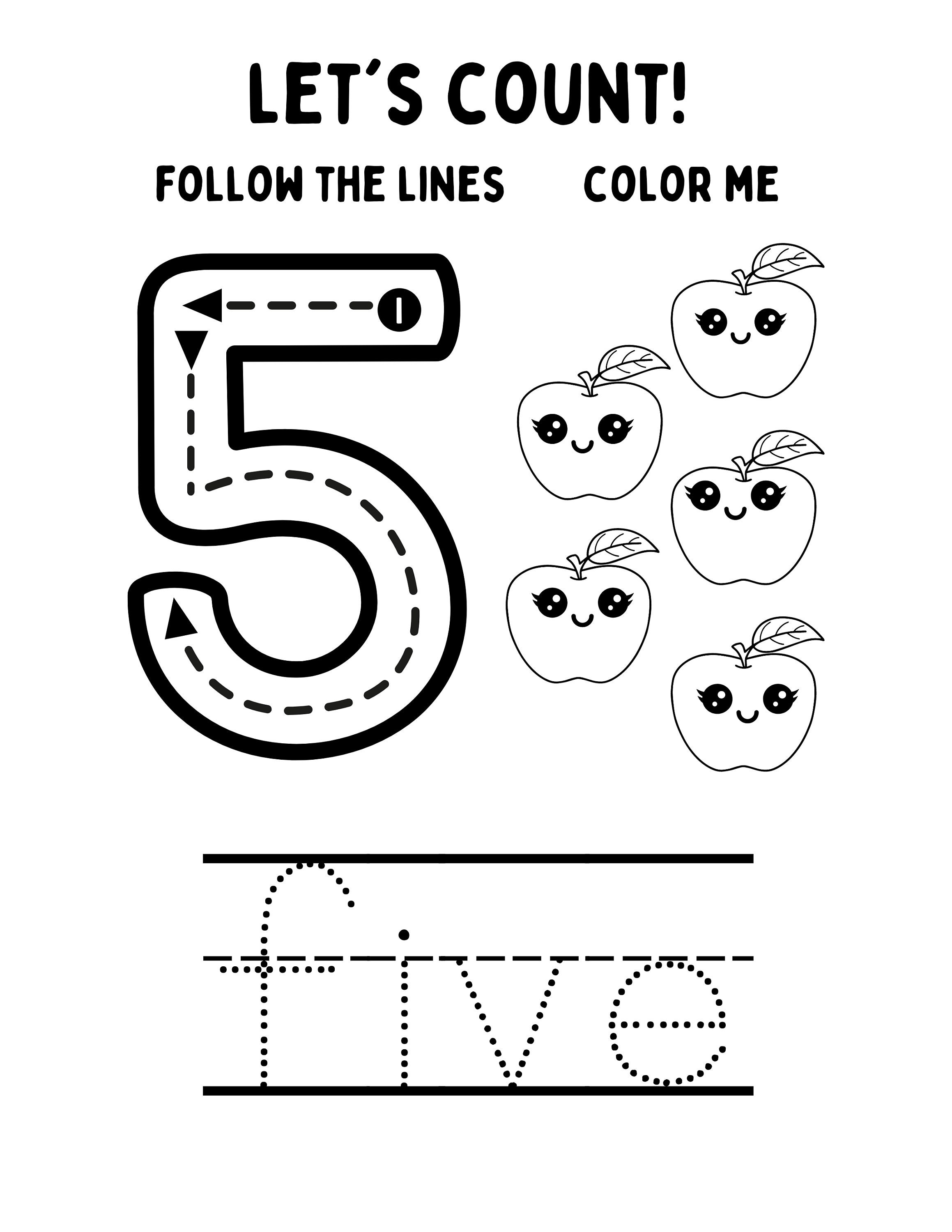 10 Printable Pages to Review Numbers 1 to 10 Preschool Mathematics ...