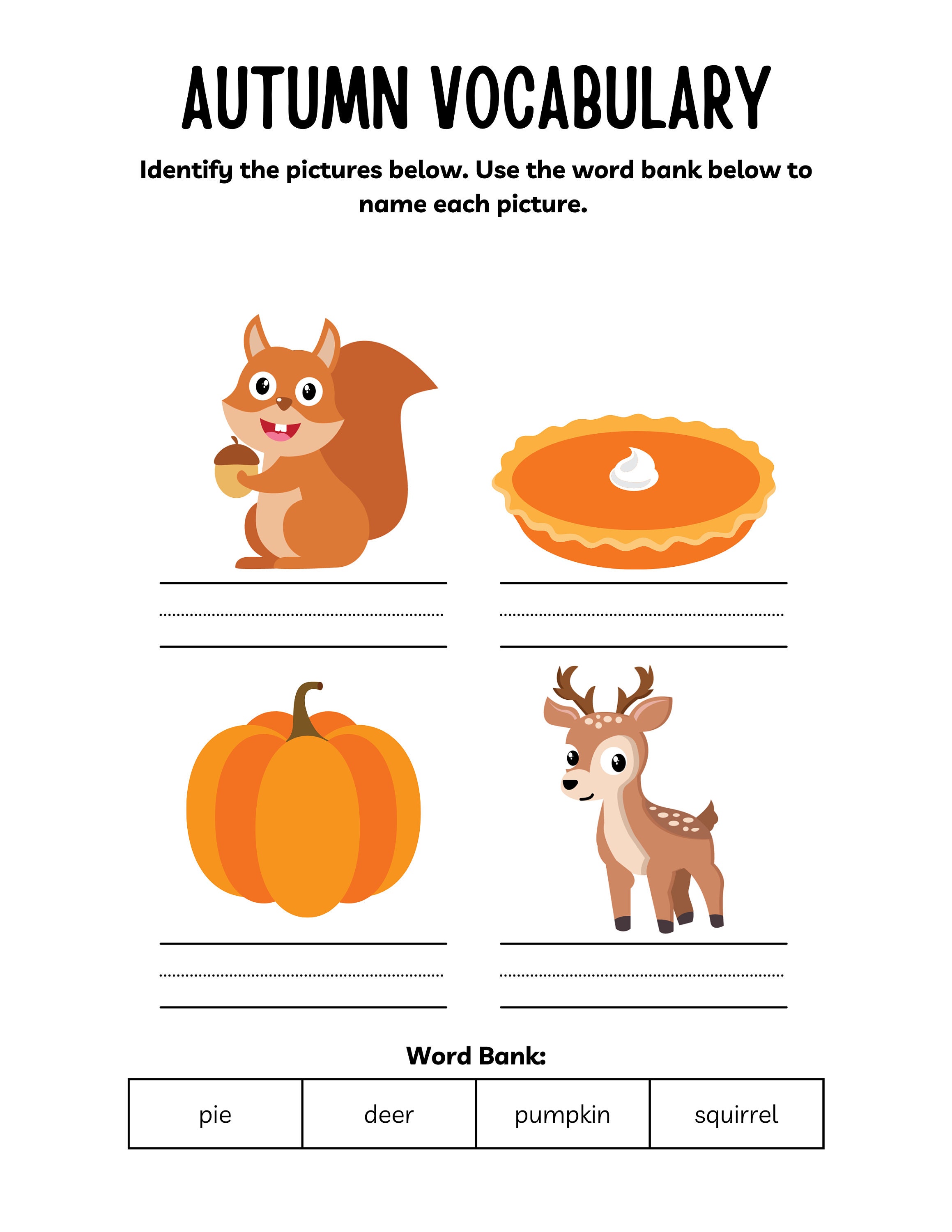 24 Assorted Printable Fall Activity Sheets Autumn Activities Preschool ...