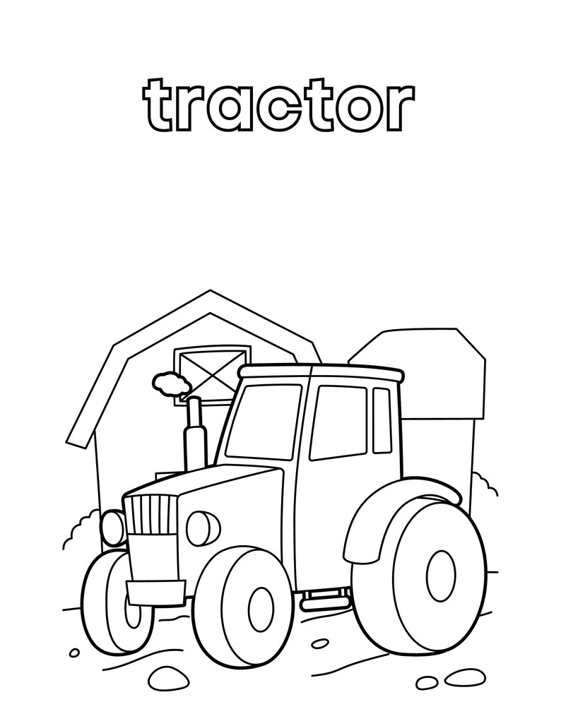 30 Printable Farm Pages Farm Animals All Ages Coloring Pages ...