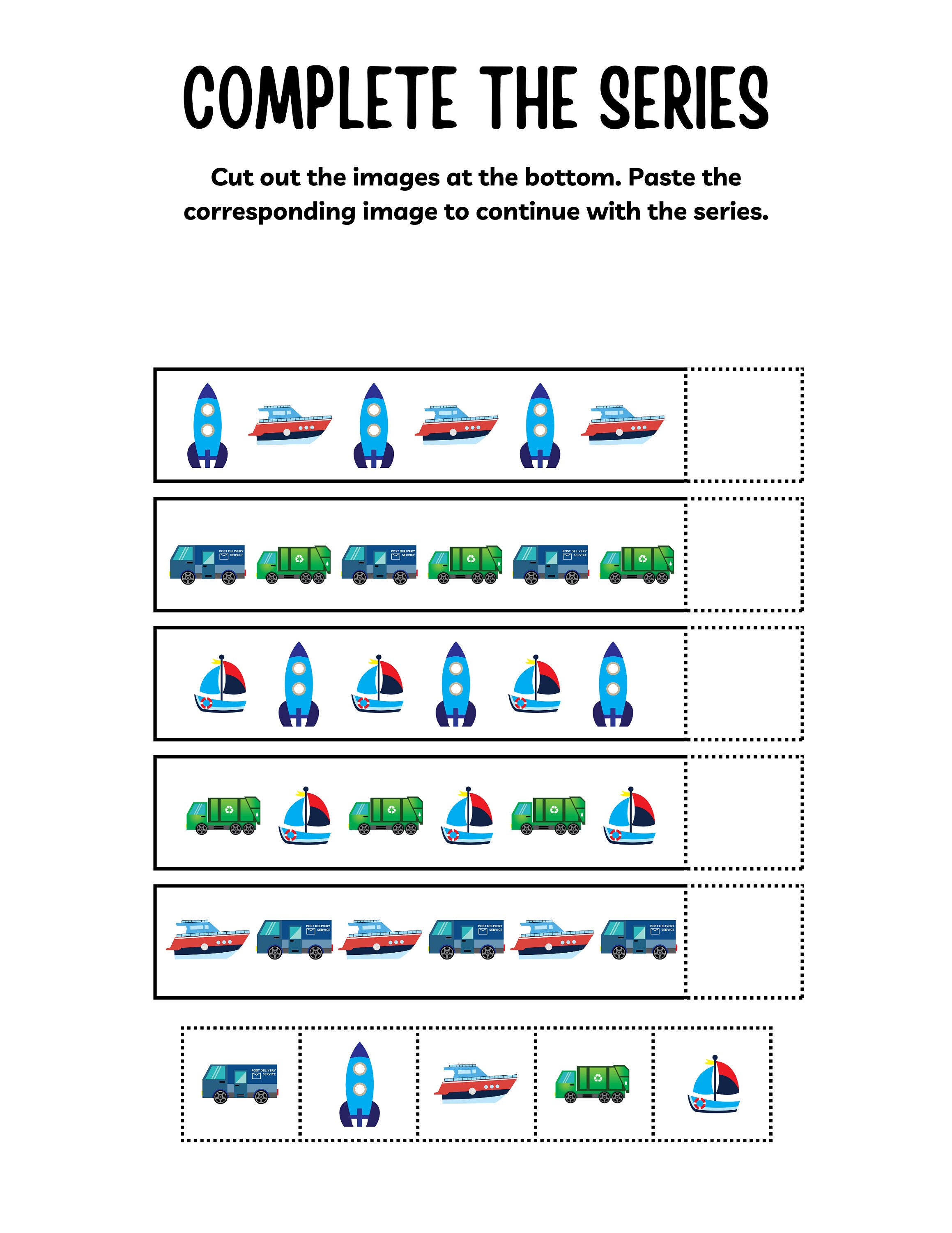 23 Printable Transportation Activities Coloring Pages - Etsy