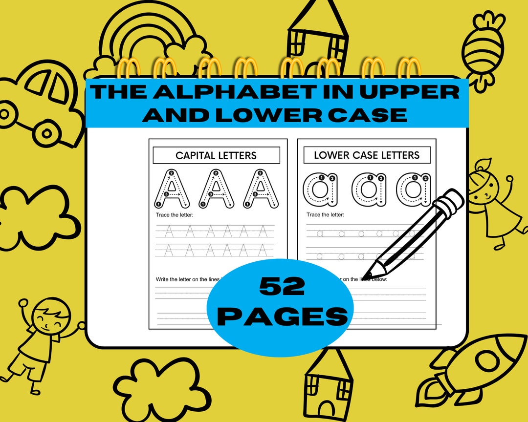 52 Printable Pages to Review the Letters of the Alphabet Review the ...