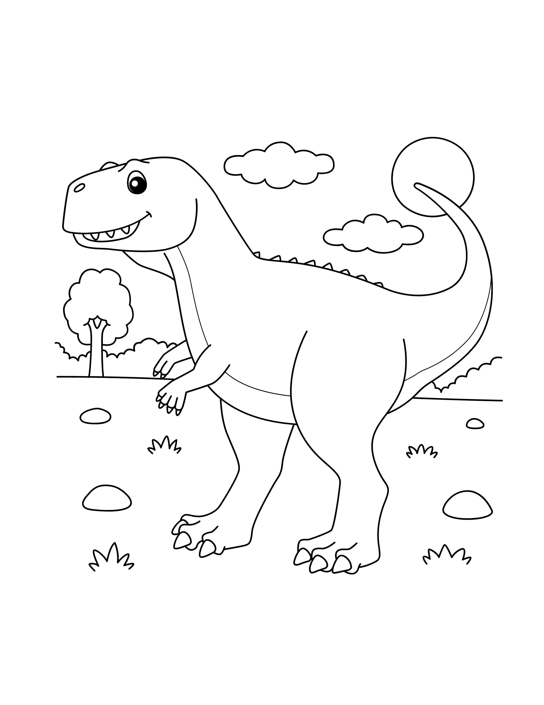 29 Printable Dinosaur Coloring Pages | Dinosaurs to Color | All Ages ...