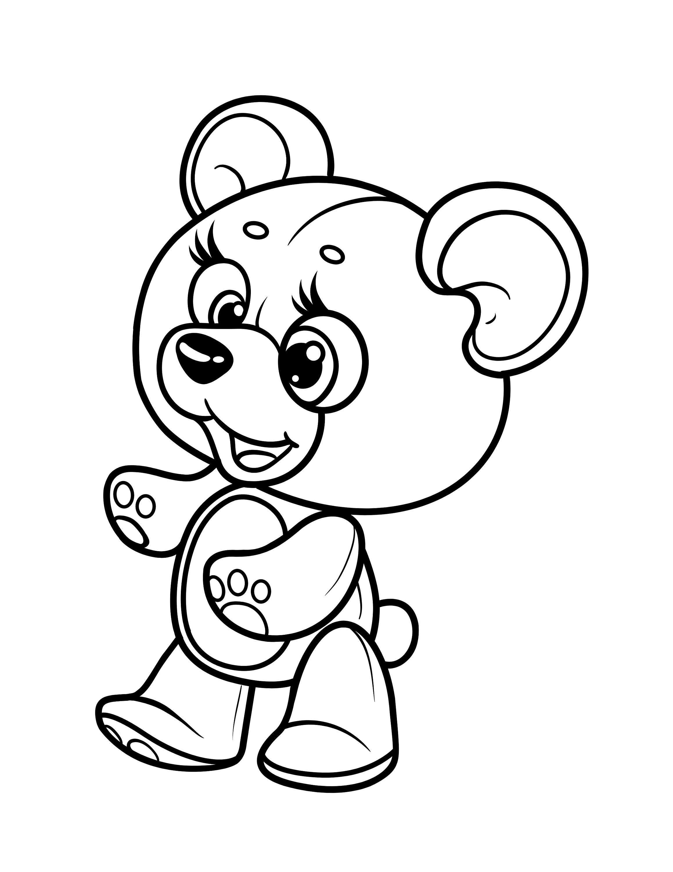 20 Printable Pages of Adorable Stuffed Animals Coloring Stuffed Animals ...