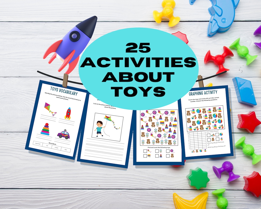 25 Printable Activities About Toys School Activities Coloring Pages ...