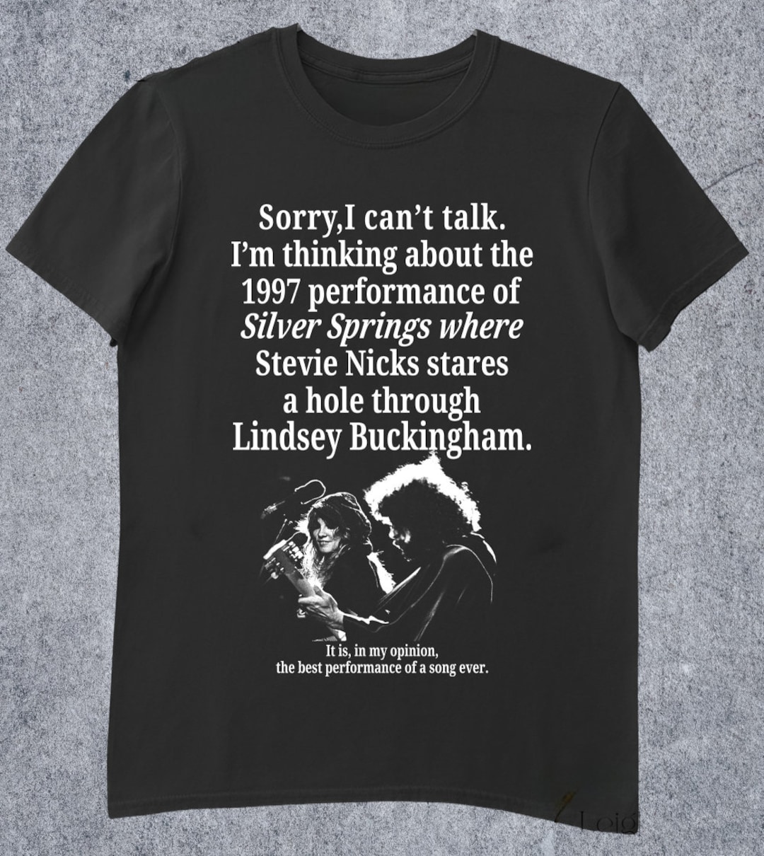 I'm Thinking About the 1997 Performance of Silver Springs Tshirt and Sweatshirt, Stevie Nicks ...