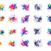 100 Watercolor Splash, Splatters, Alcohol Ink PNG, Abstract Clipart ...