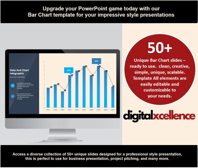 Powerpoint Templates, Bar Charts, Pitch Deck, Presentation Template ...