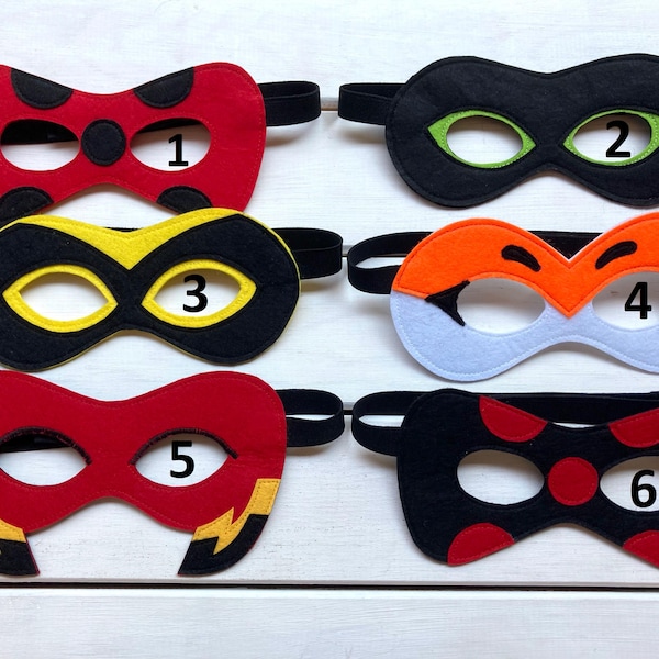 Miraculous Ladybug Mask - Etsy