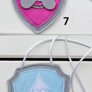 Handmade Felt Pup Badges: Cosplay Costume Tag - Etsy