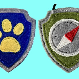 Handmade Felt Pup Badges: Cosplay Costume Tag - Etsy