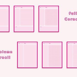 Aesthetic Digital Note Template Goodnotes Standard Size Template PDF ...