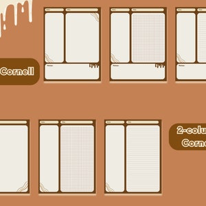 Cute Aesthetic Digital Note Template Goodnotes Standard Size - Etsy