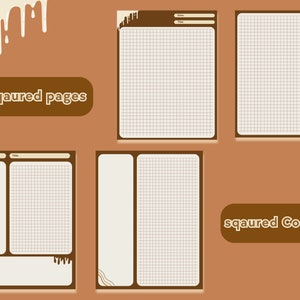 Cute Aesthetic Digital Note Template Goodnotes Standard Size - Etsy