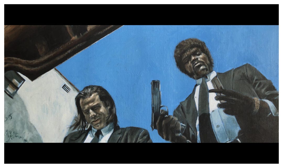 Pulp Fiction Painting poster - Etsy