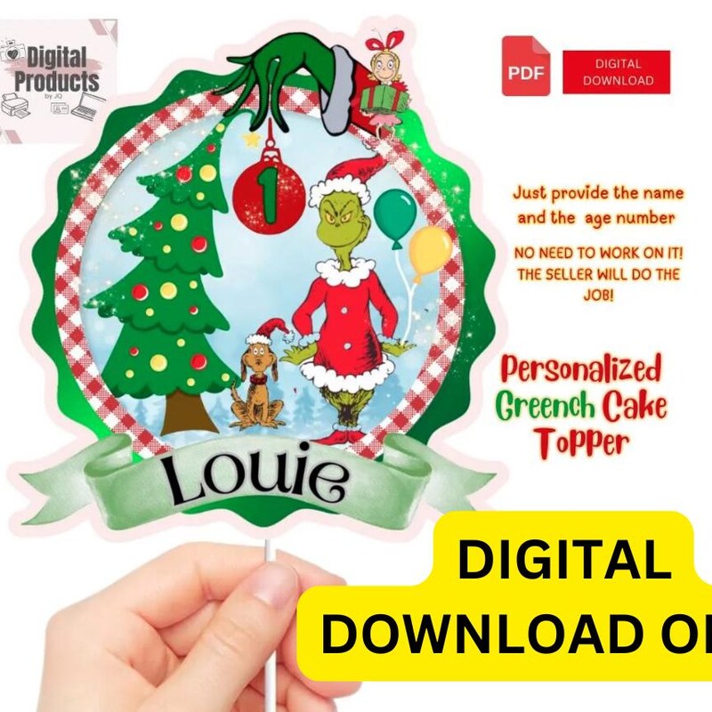 Grinch Tree Toppers - Etsy