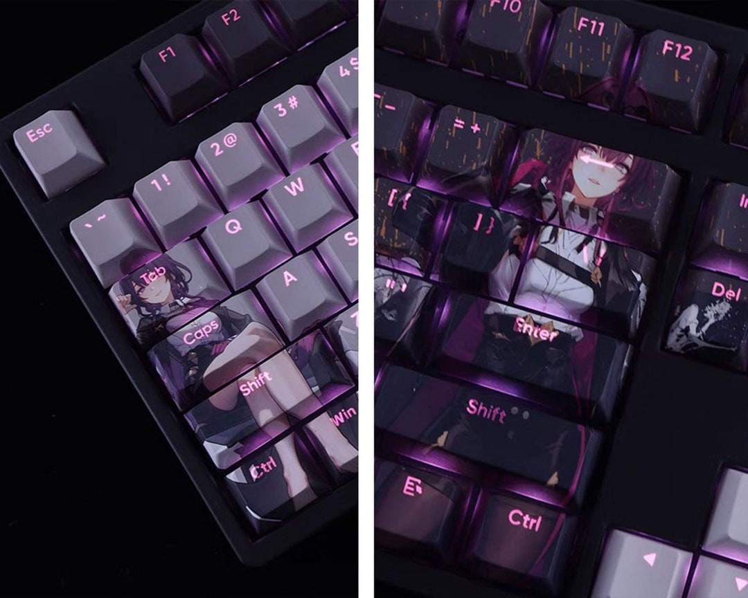 Honkai Star Rail Kafka Transparent Backlit Keycaps Set for - Etsy Australia
