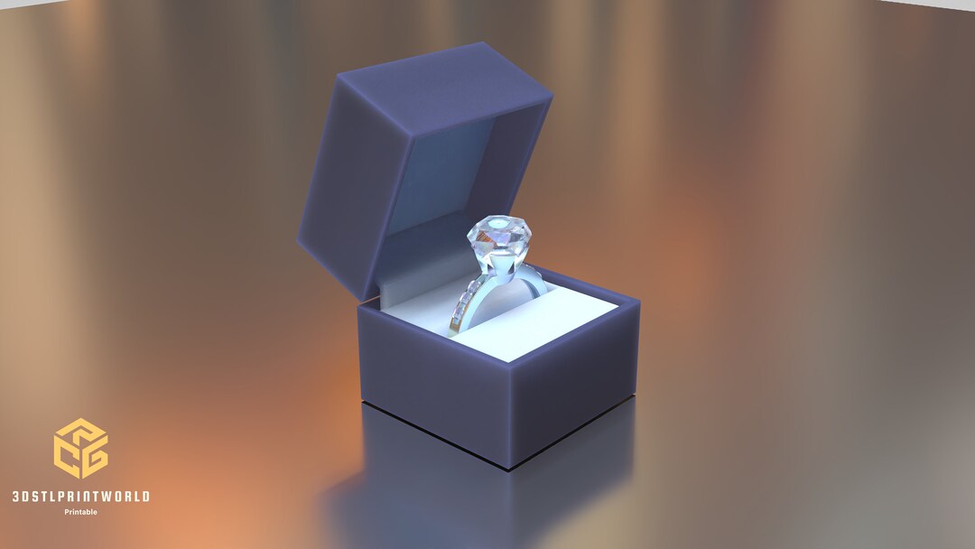 Ring and Box, High Quality 3D Printer Files,stl Files for 3D Printers ...