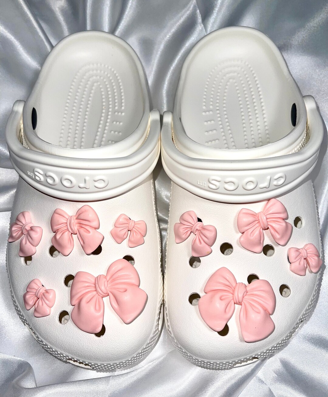 Pink Bow Croc Charms Coquette Croc Charms - Etsy