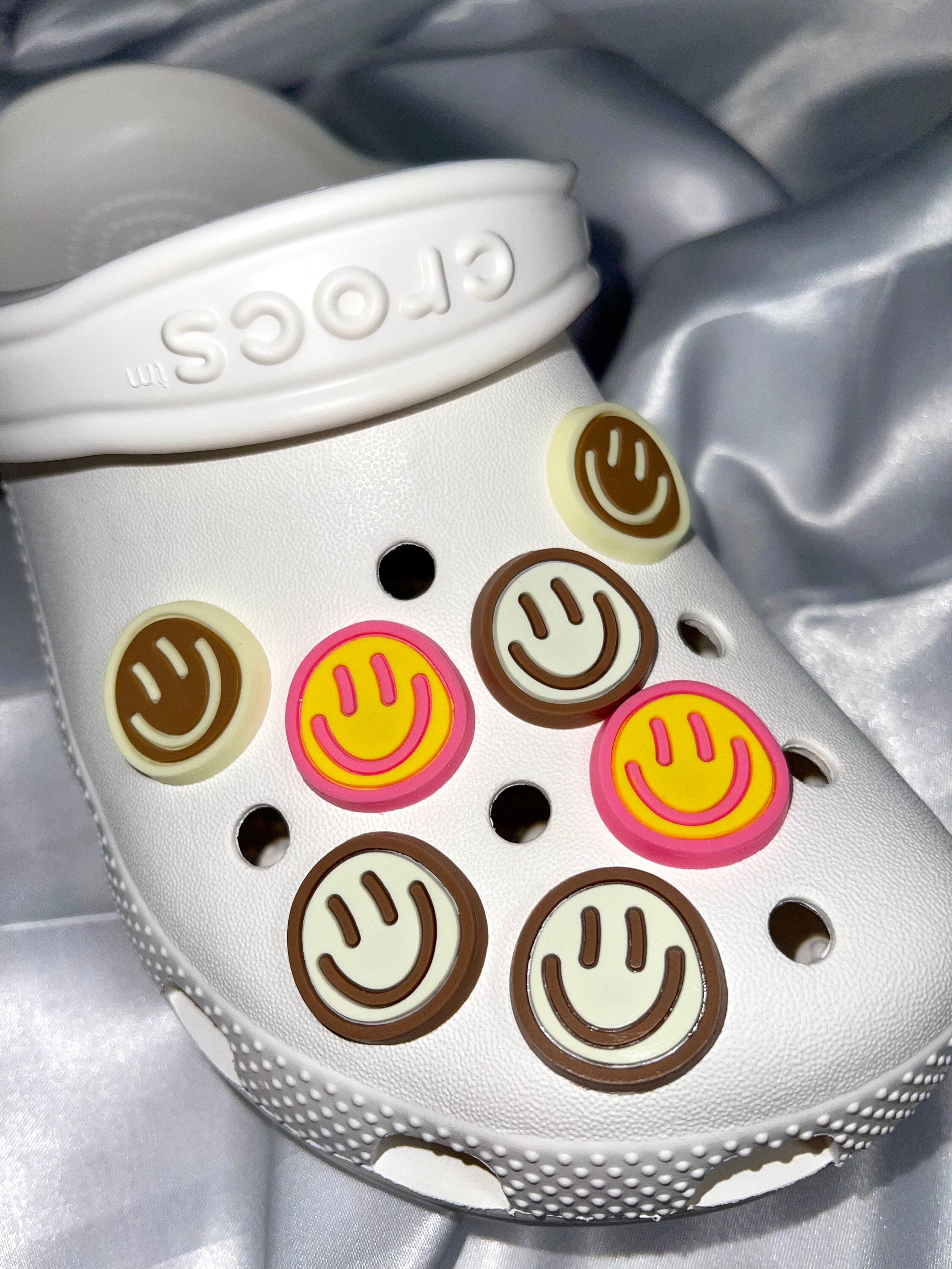 Smiley Face Croc Charm Happy Face - Etsy