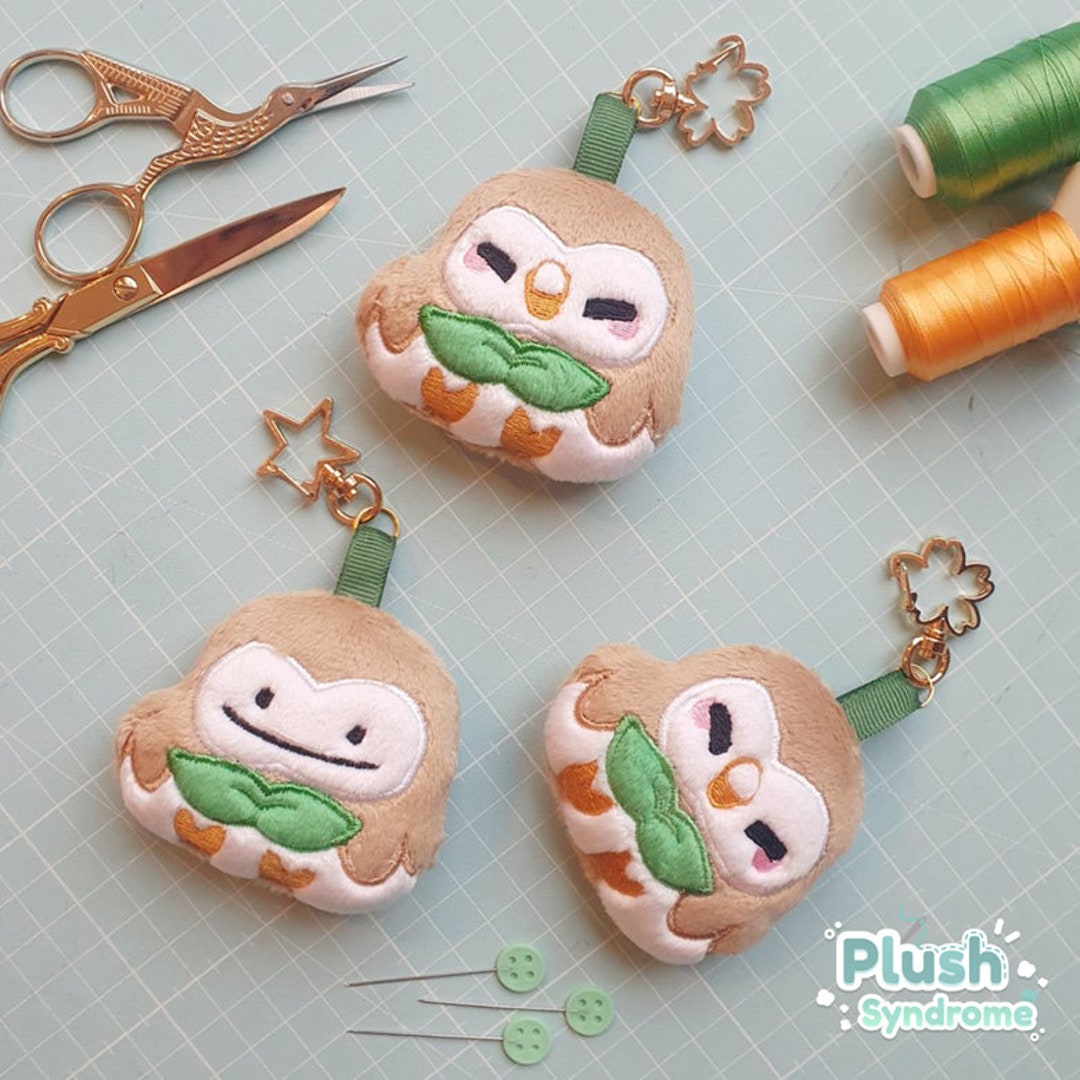 Rowlet Plüsch Anhänger Schlüsselanhänger Plüsch - Etsy Australia