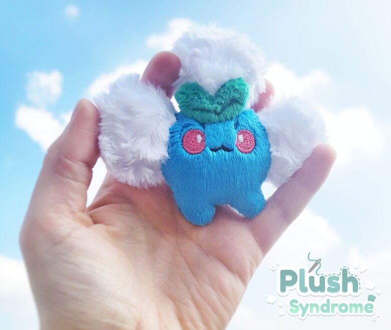 Jumpluff Plush Charm Keychain Plush Decorative Charm - Etsy