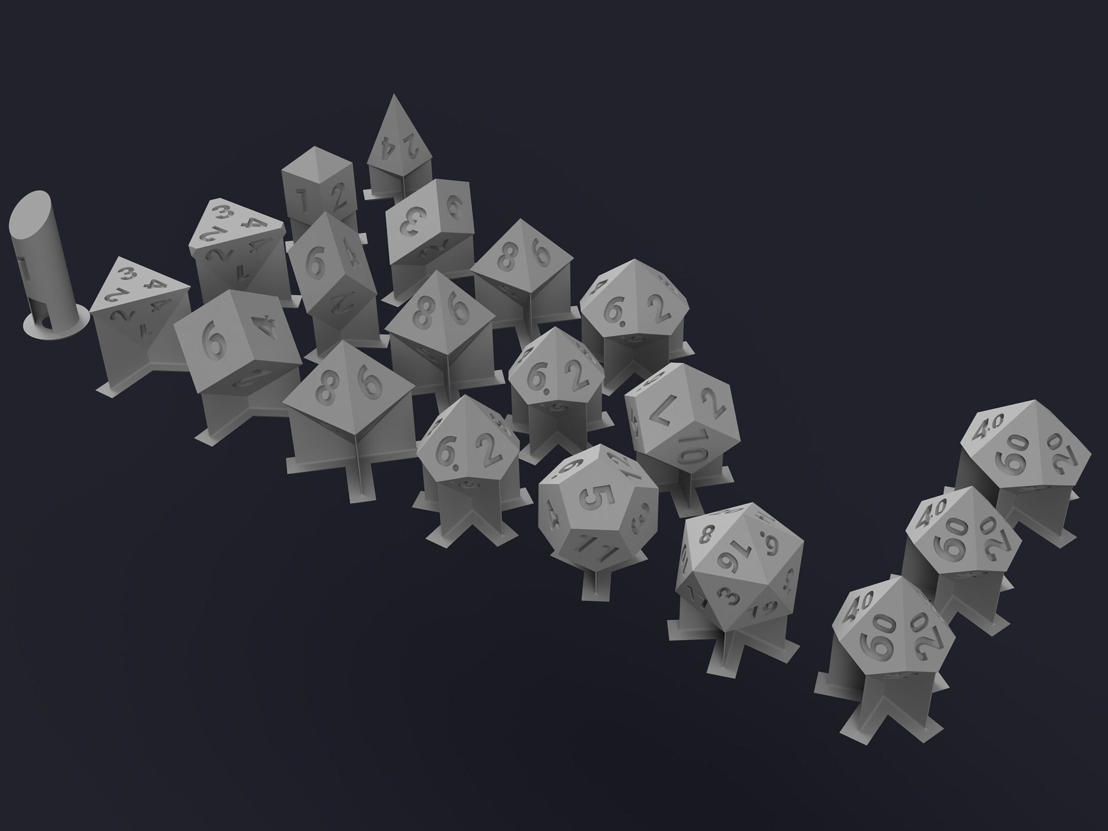 Sharp Edge Dice Master Stl Files for 3D Printing Custom - Etsy UK