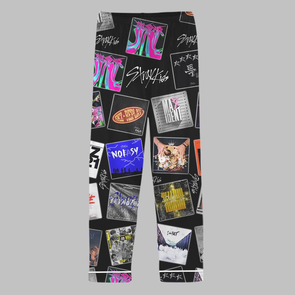 Stray Kids Pajama Set, SKZ Album Rock-Star 5-Star Noeasy Maxident ...