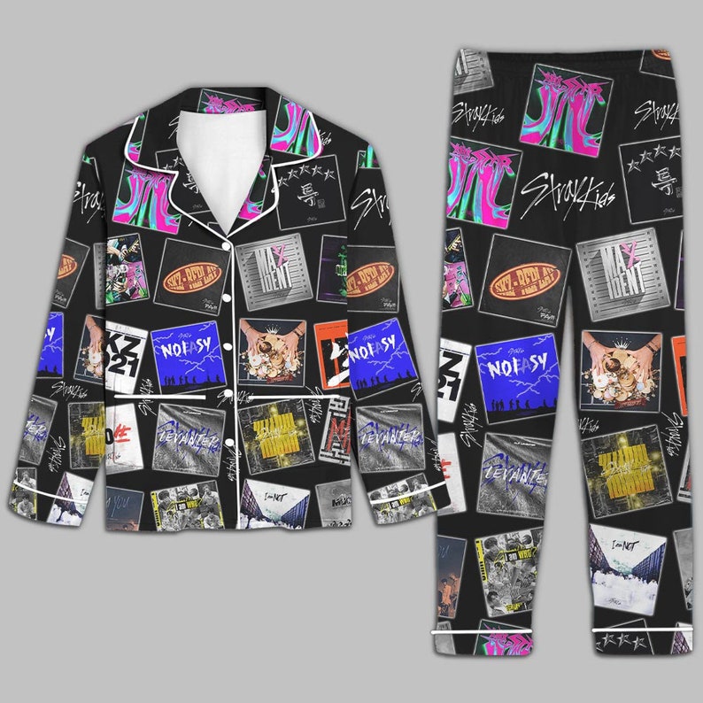 Stray Kids Pajama Set SKZ Album Rock-star 5-star Noeasy - Etsy