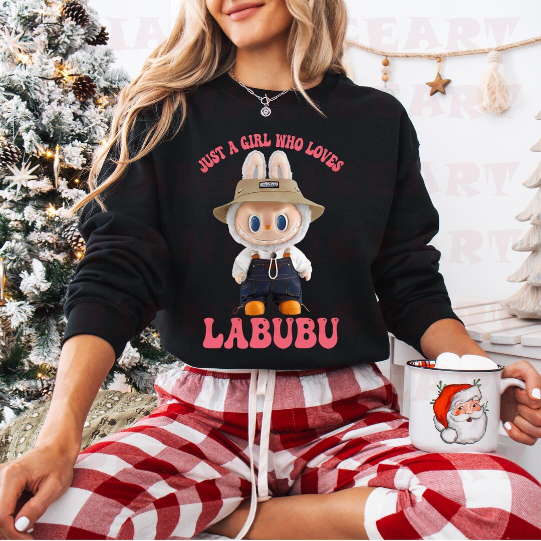 Just A Girl Who Loves Labubu Png, Xmas Labubu Png , Labubu Lovers Group ...