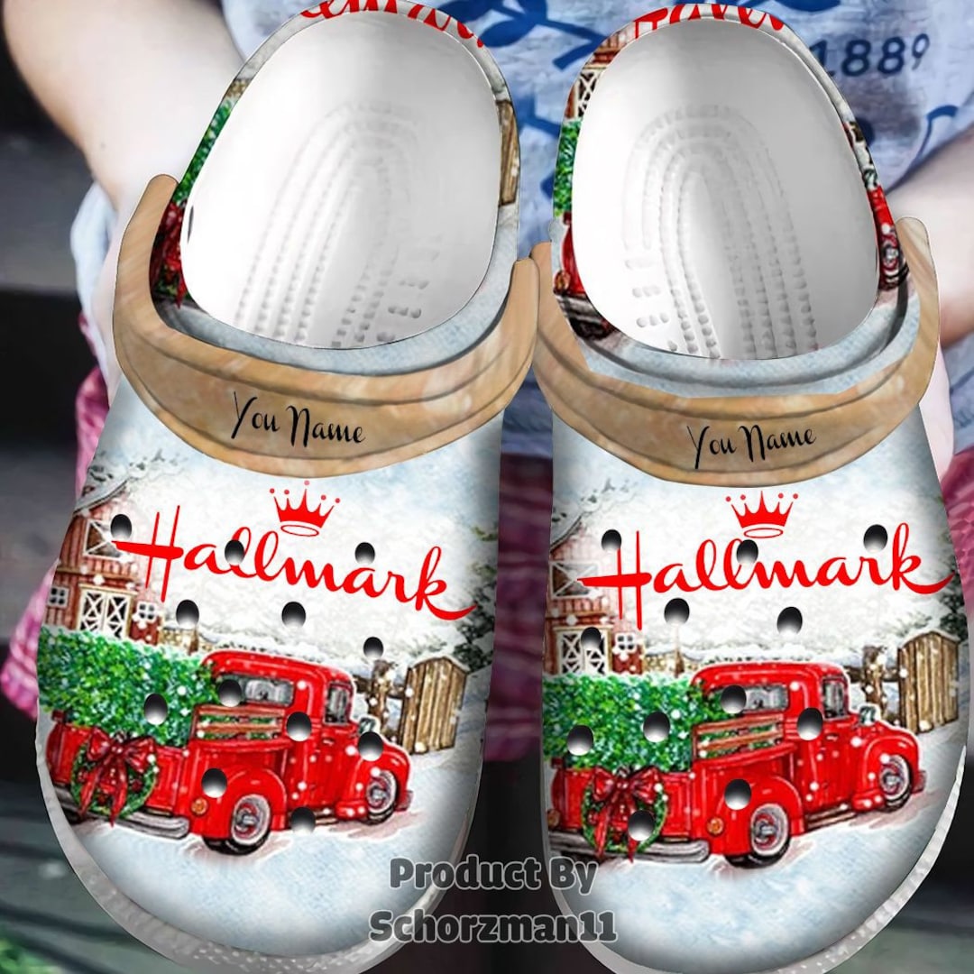 Personalized Hallmark Christmas Clogs Shoes Clogs Shoes for - Etsy