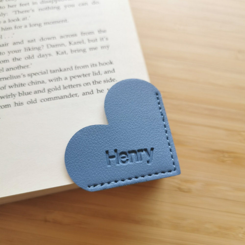 Custom Leather Bookmarks, Personalized Leather Bookmark, Customized ...