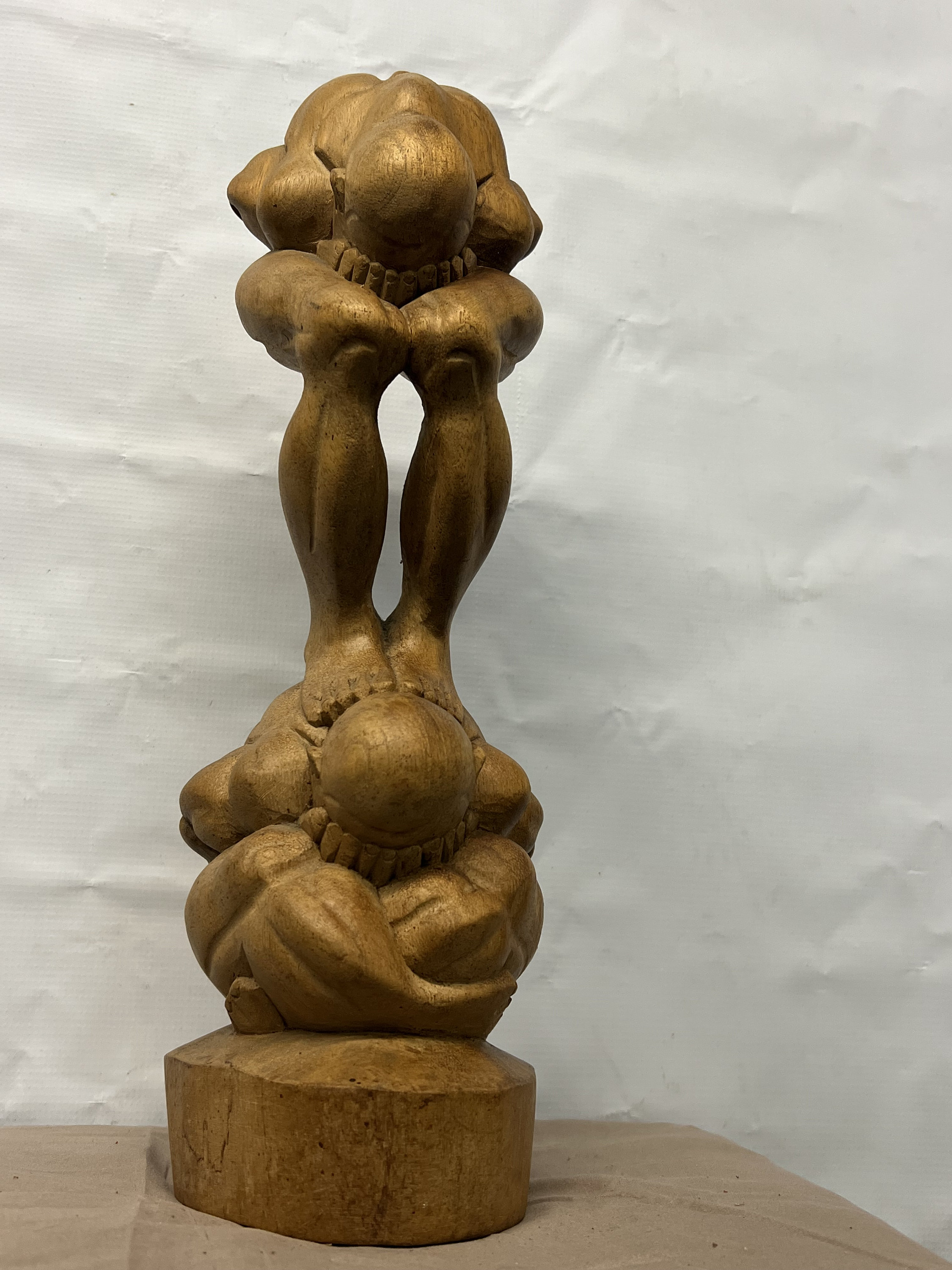 Weeping Buddha Stacked Yogi Sculpture - Etsy