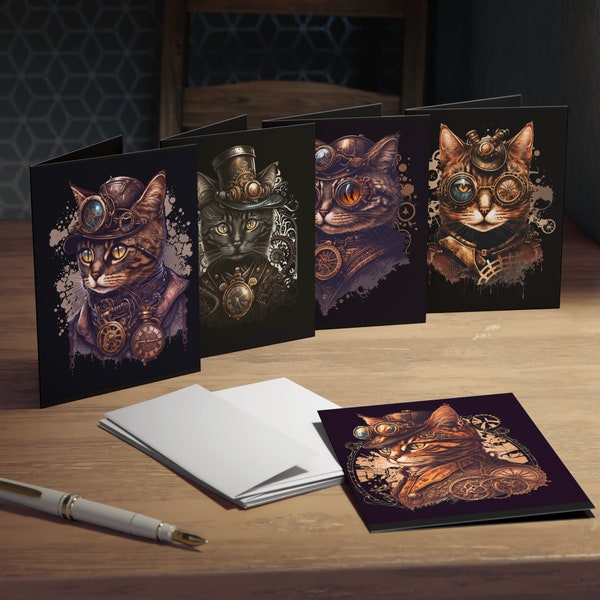 Steampunk Cards - Etsy