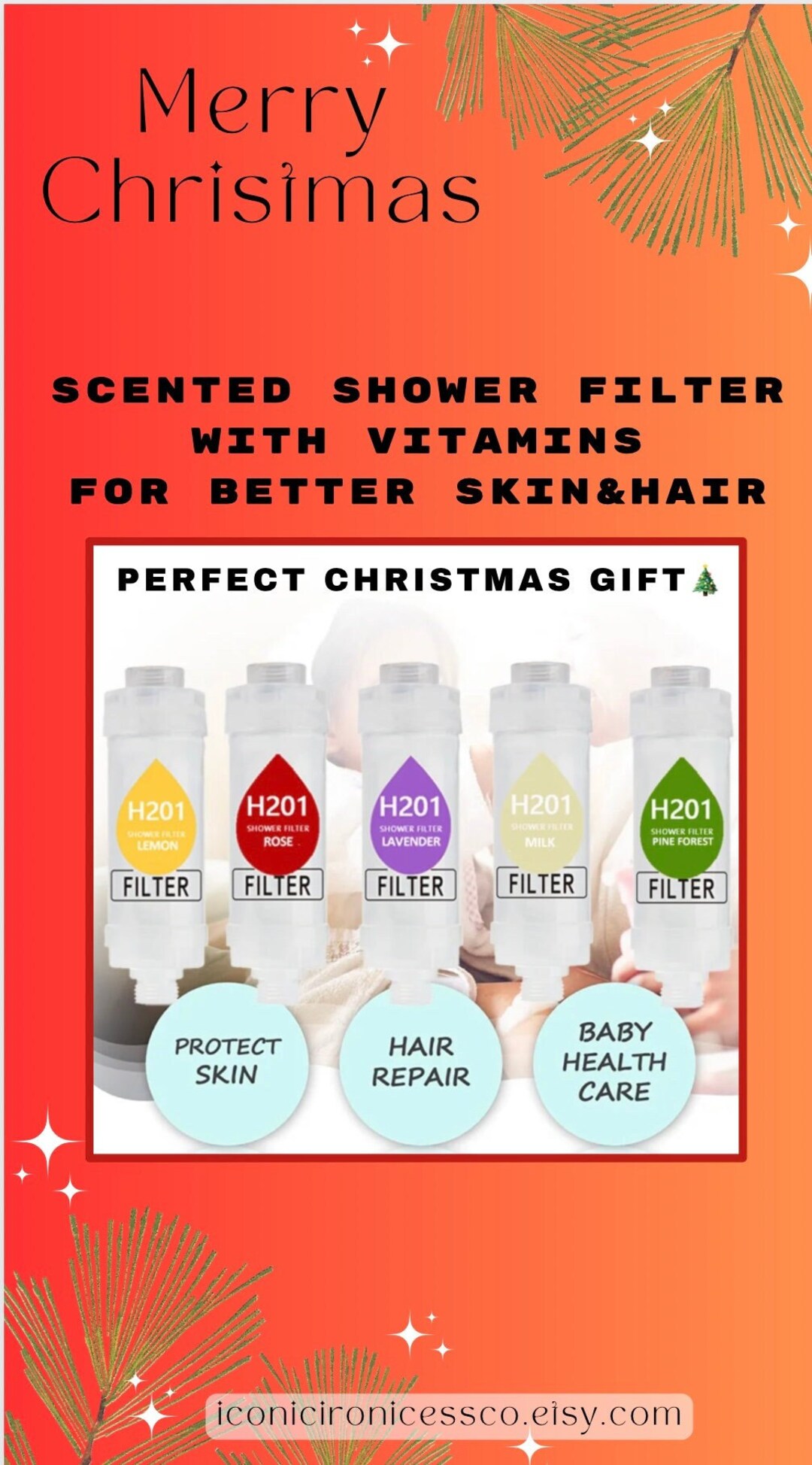 Vitamin Shower Filter Scented Shower Filter Improves Hair - Etsy