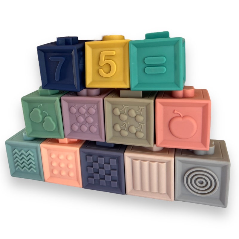 Silicone Baby Blocks - Etsy