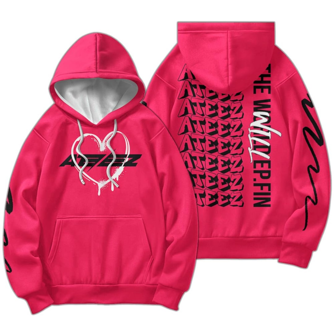ATEEZ 3D Hoodie Kpop Album Merch Crazy Form Hongjoong - Etsy