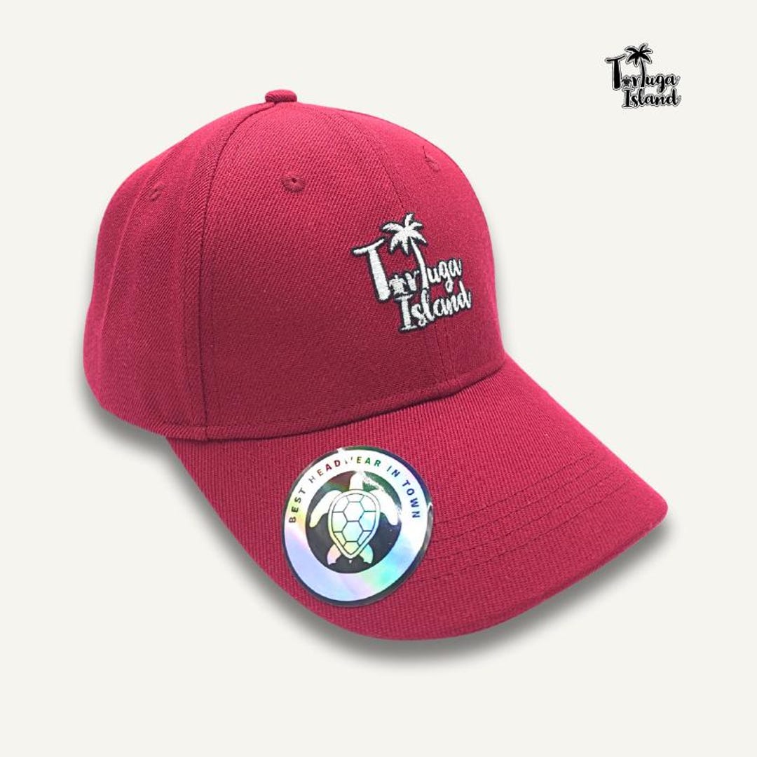 Tortuga Island 6-panel Wine Baseball Cap - Etsy