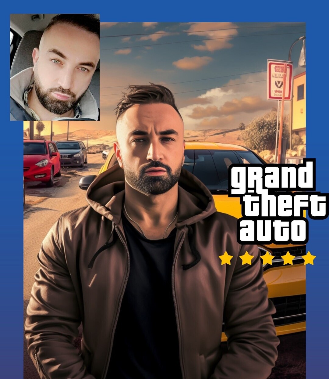 GTA Custom Portrait, - Etsy