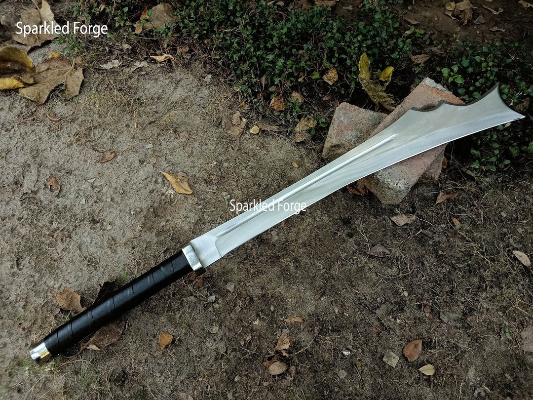 33 Inch Long Handmade High Carbon Steel Falchion Sword, Battle Ready ...
